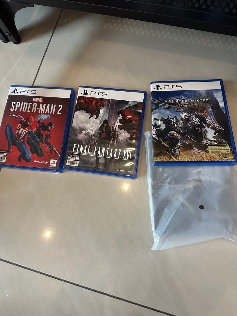 PS5 Spiderman / FF16 / MH wilds, Video Gaming, Video Games, PlayStation ...
