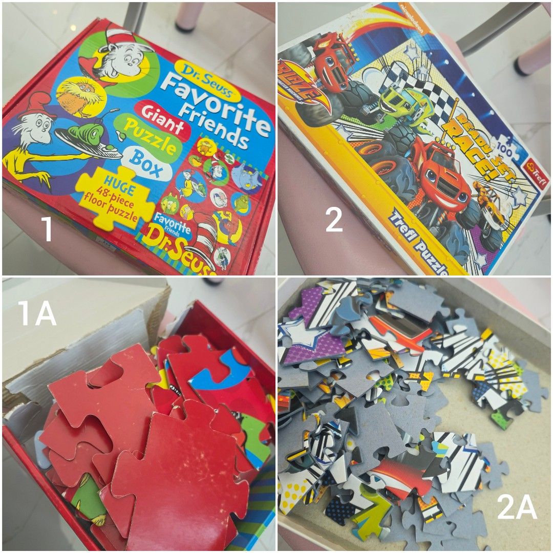 Puzzles and Memory game, Hobbies & Toys, Toys & Games on Carousell