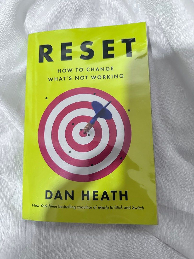 Reset: How to Change What's Not Working by Dan Heath, Hobbies & Toys ...