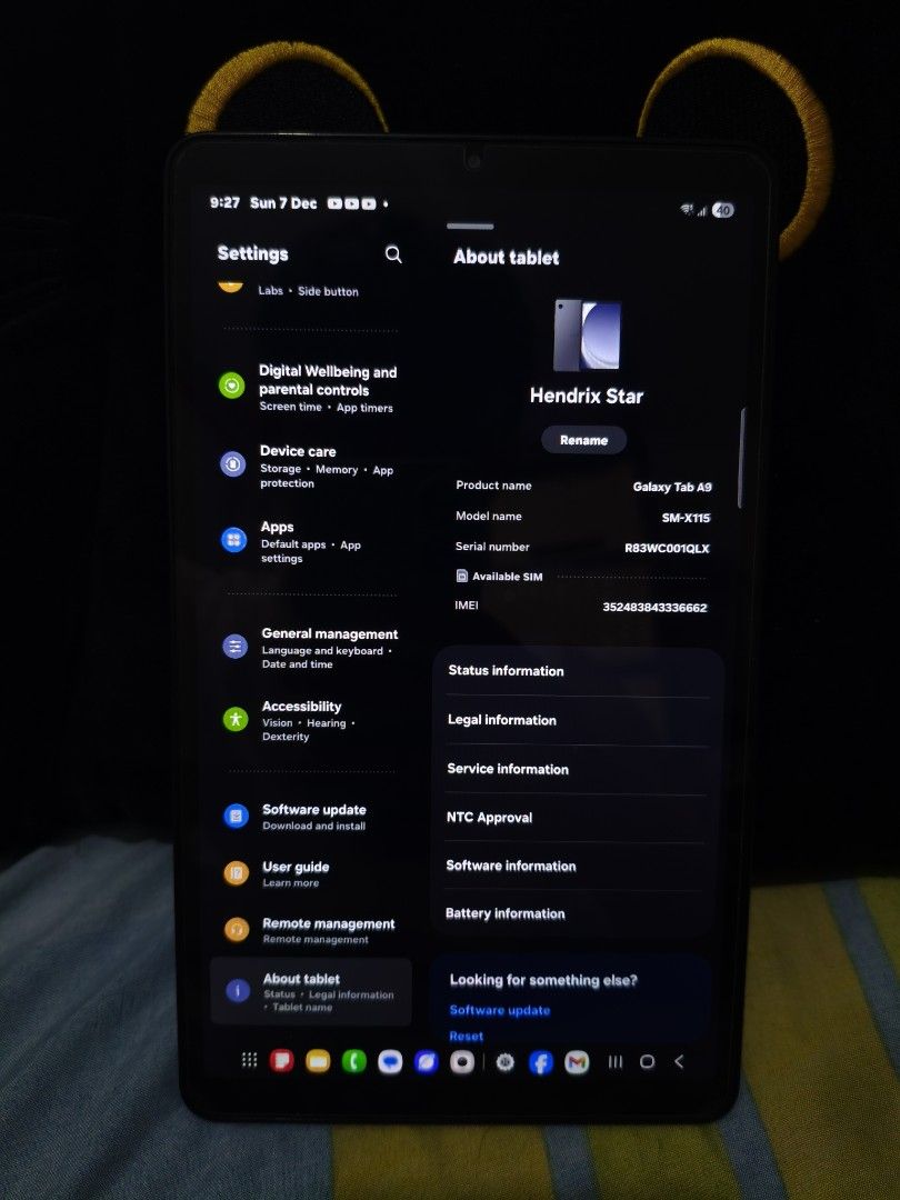 SAMSUNG GALAXY TAB A9 LTE, Mobile Phones & Gadgets, Mobile Phones ...