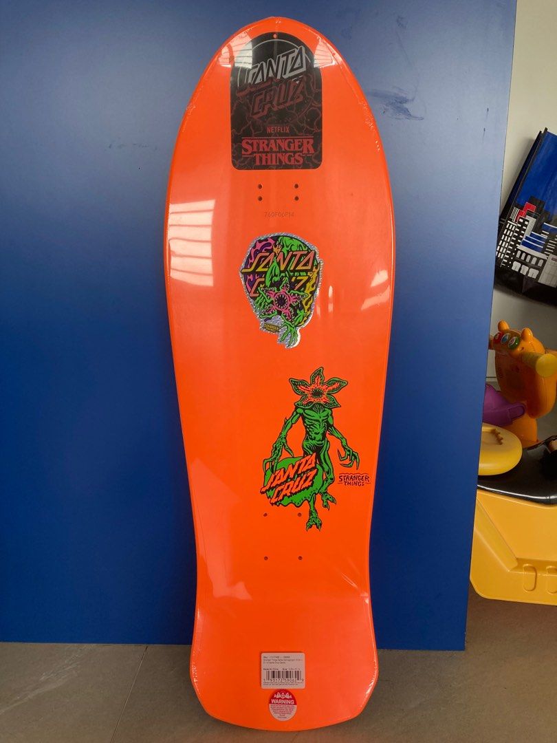 Santa Cruz x Stranger Things Skateboard Deck, Sports Equipment, Sports ...