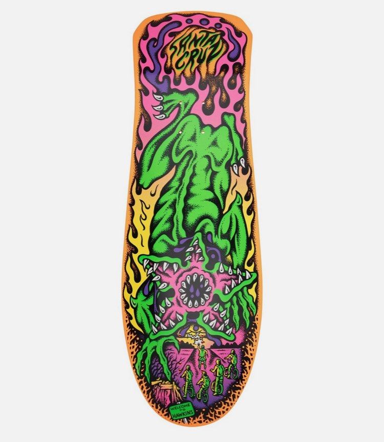 Santa Cruz x Stranger Things Skateboard Deck, Sports Equipment, Sports ...