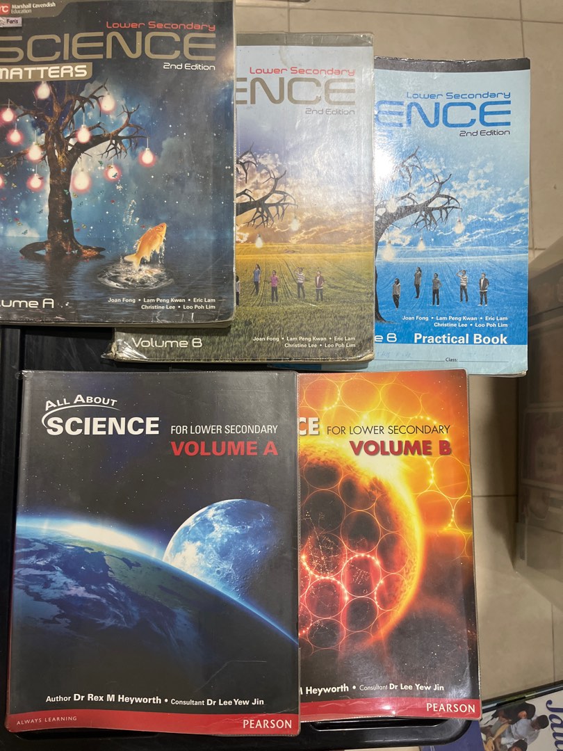 Science Matters & All about Science Textbooks for Lower Secondary ...
