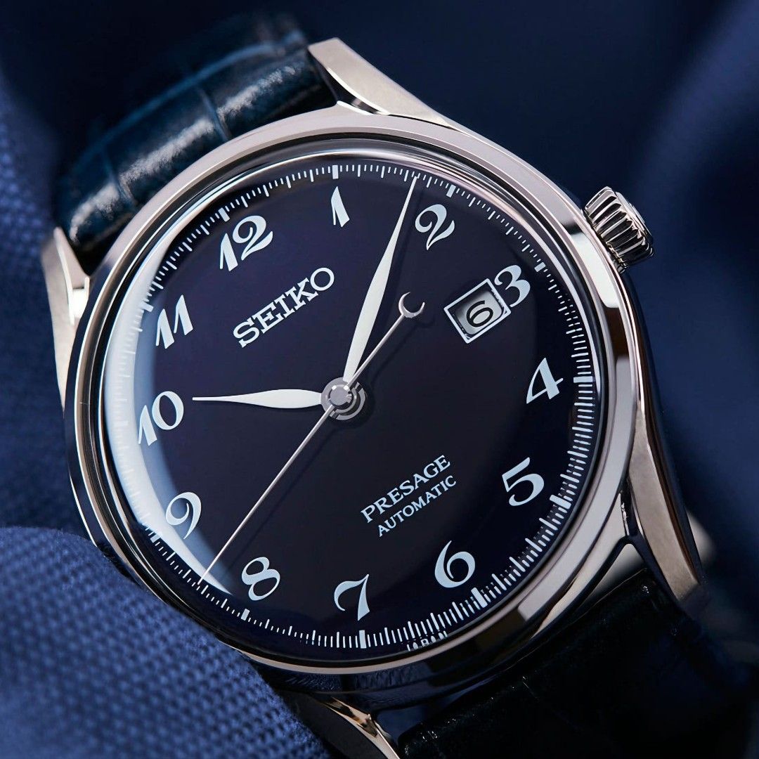 Seiko Presage 6L Caliber with Craftsmanship Blue Enamel dial SJE097 ...