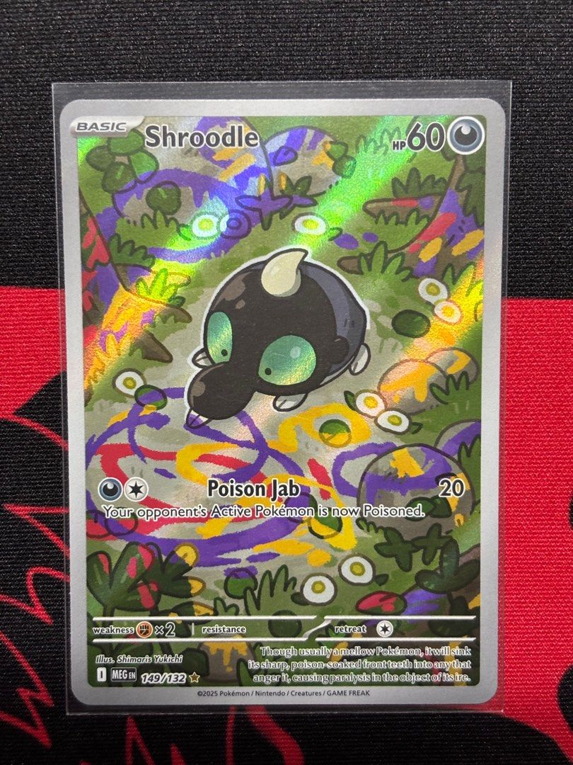 Shroodle - 149/132 - ME01: Mega Evolution (MEG) Pokemon Illustration ...