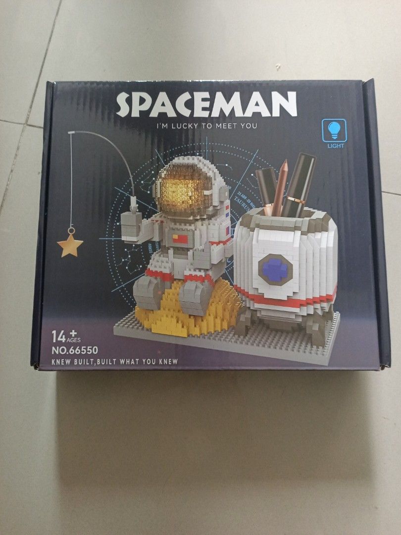 Spaceman Desk Organizer - New, Hobbies & Toys, Toys & Games on Carousell