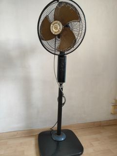Standing Fan - Black and Gold, Furniture & Home Living, Lighting & Fans ...