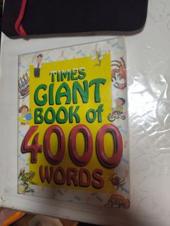 Times Giant Book of 4000 Words, 興趣及遊戲, 書本 & 文具, 兒童書籍 - Carousell