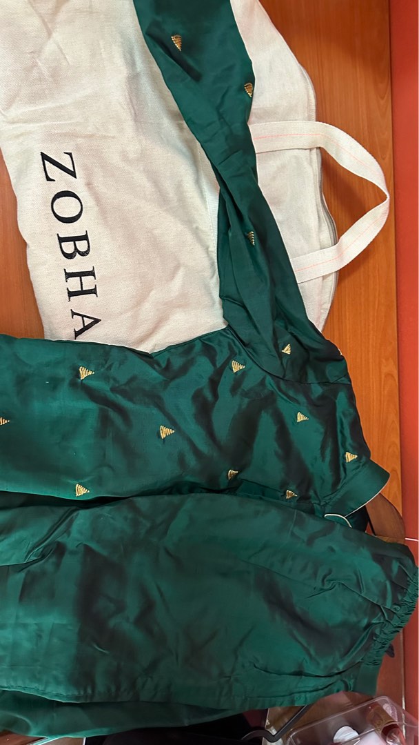 ZOBHA emerald green kurta set, Men's Fashion, Tops & Sets, Sets ...