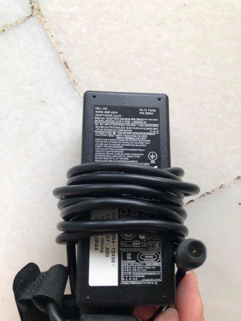 10) Dell Adaptor 19.5V, 3.34A, Computers & Tech, Parts & Accessories ...