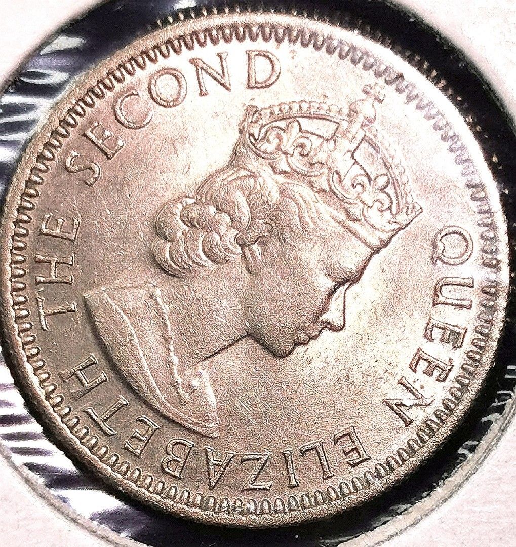 1961 British Borneo 10 Cents Coin, Hobbies & Toys, Memorabilia ...