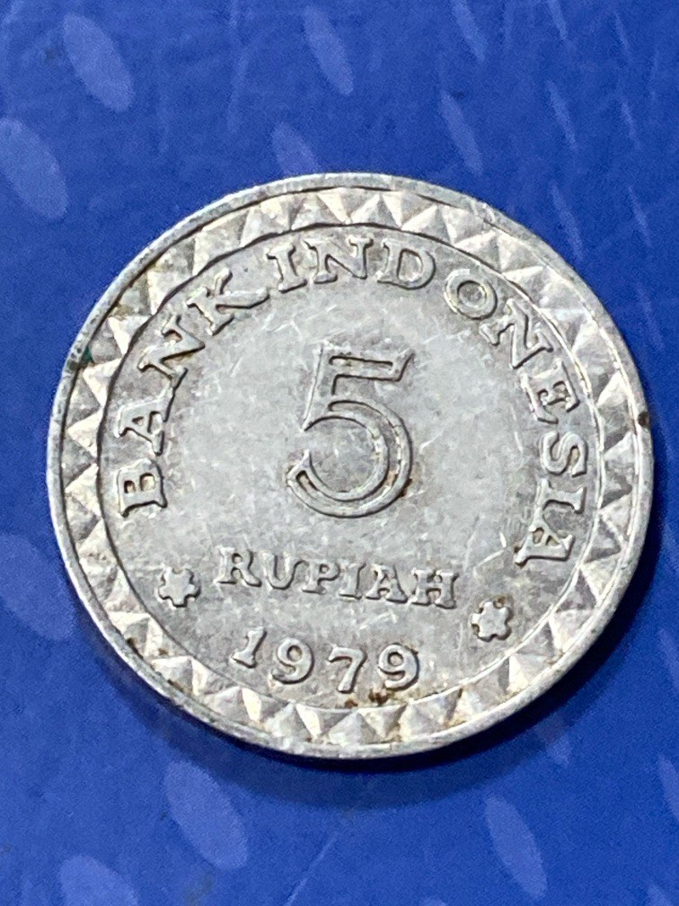 1979 Indonesia 5 Rupiah coin, Hobbies & Toys, Memorabilia ...