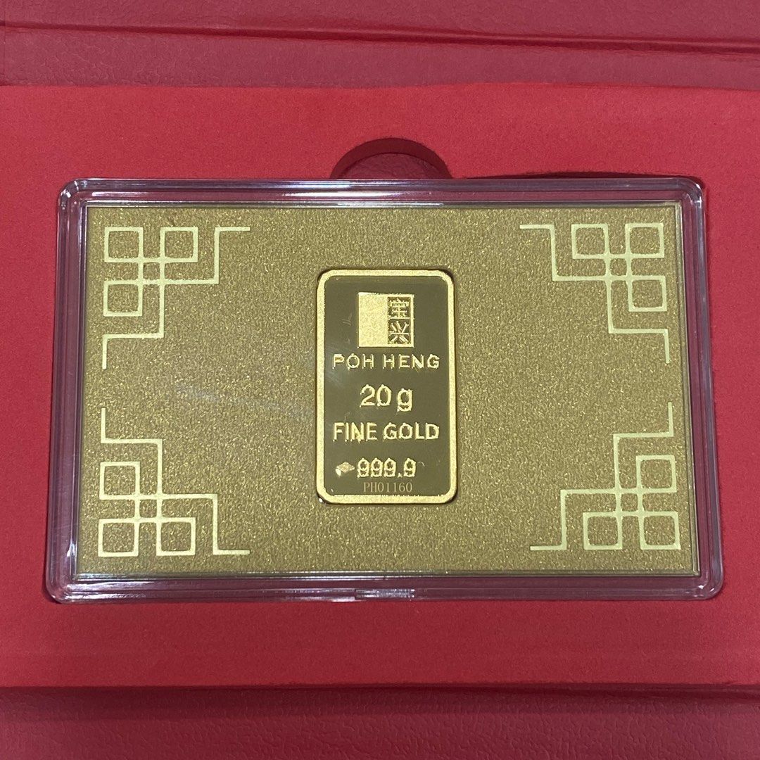 20 grams Poh Heng Gold Bar, Hobbies & Toys, Memorabilia & Collectibles ...