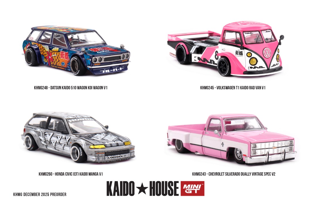 6月 Mini GT x Kaido House Chevrolet Silverado Dually Vintage Spec V2 ...