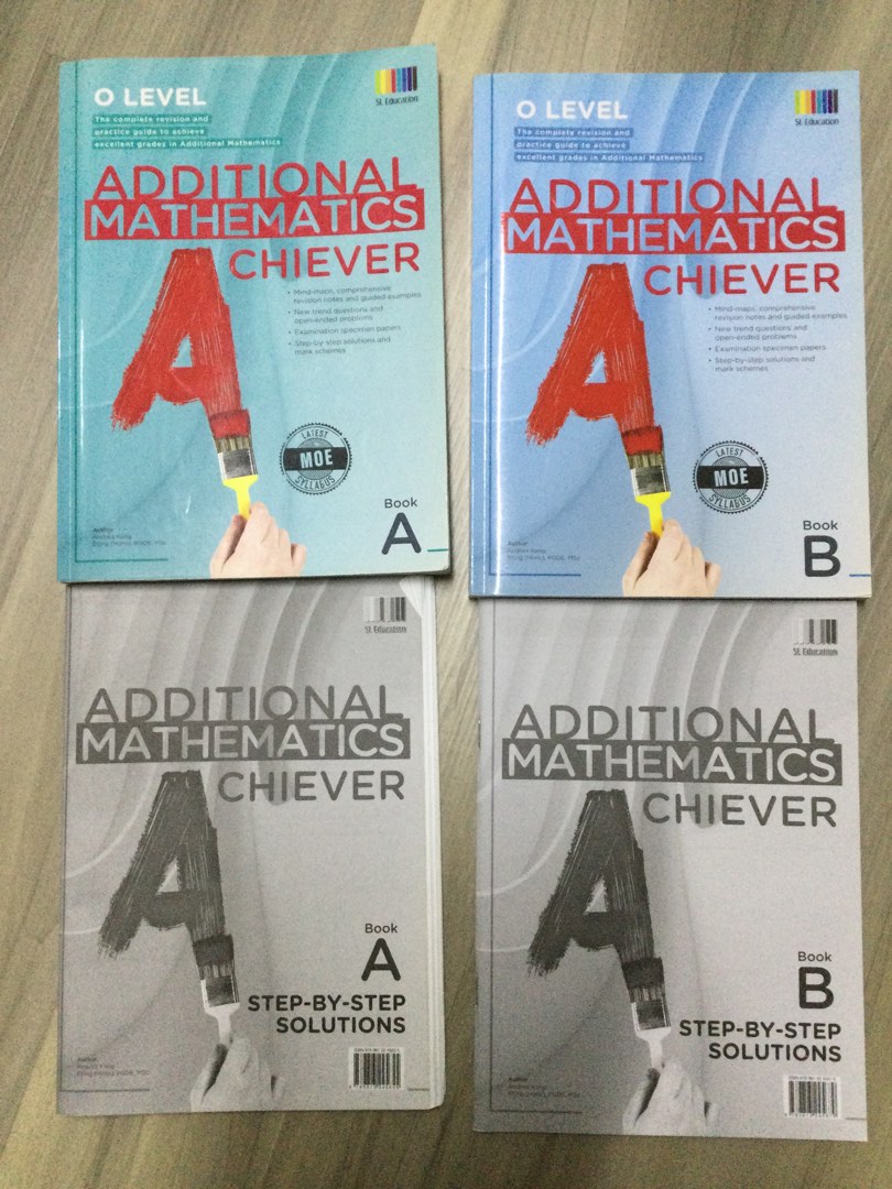 Additional mathematics achiever A & B, Hobbies & Toys, Books ...