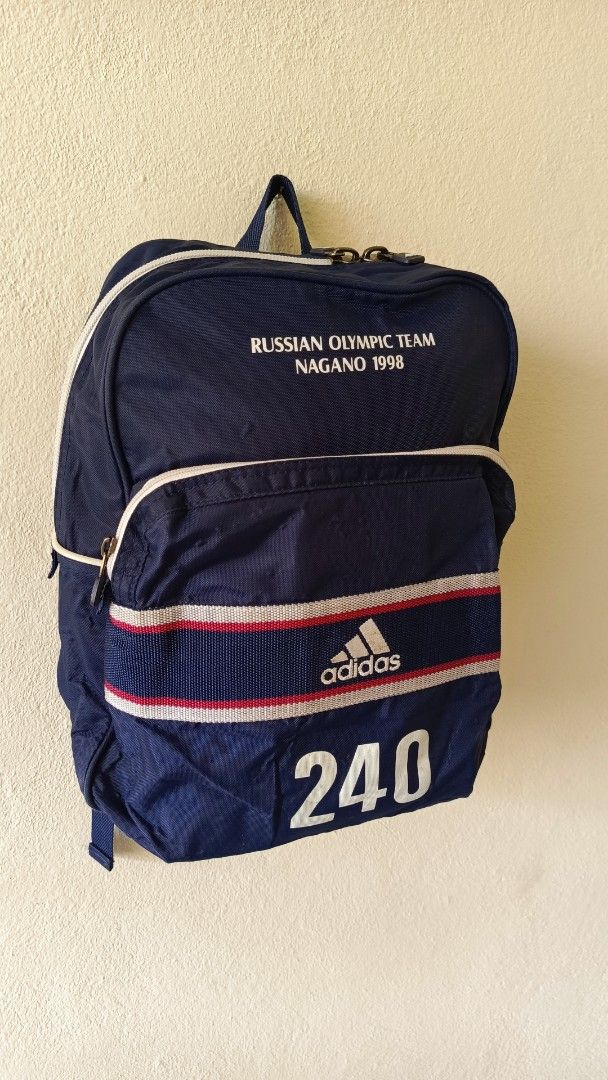 Adidas Russian Olympic Team Nagano 1998 Backpack, Men's Fashion, Bags ...