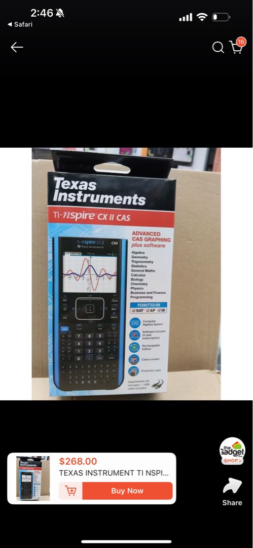 Advanced CAS graphing cal plus comp software, Everything Else on Carousell