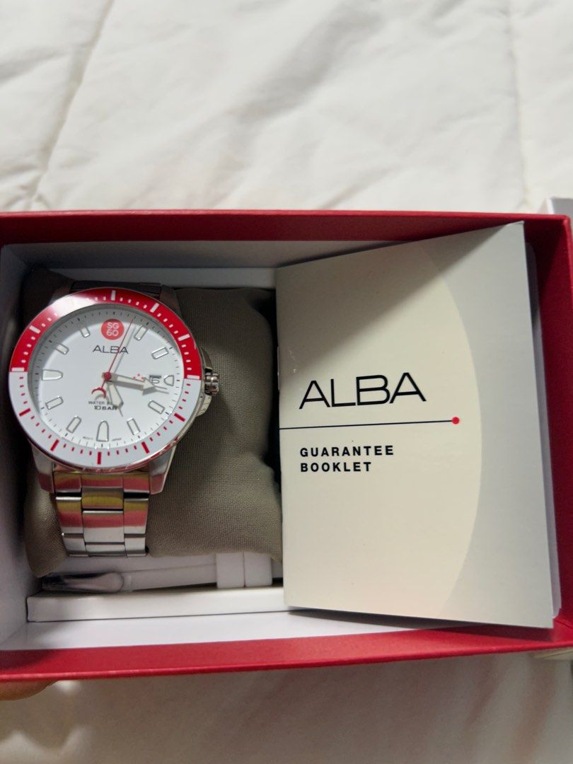Alba SG60 Special Edition AS9V73X2 Watch, Luxury, Watches on Carousell