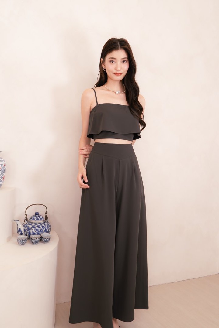 Alina Padded Overlap Tube Top & High Waisted V1 Pants (regular), Women ...