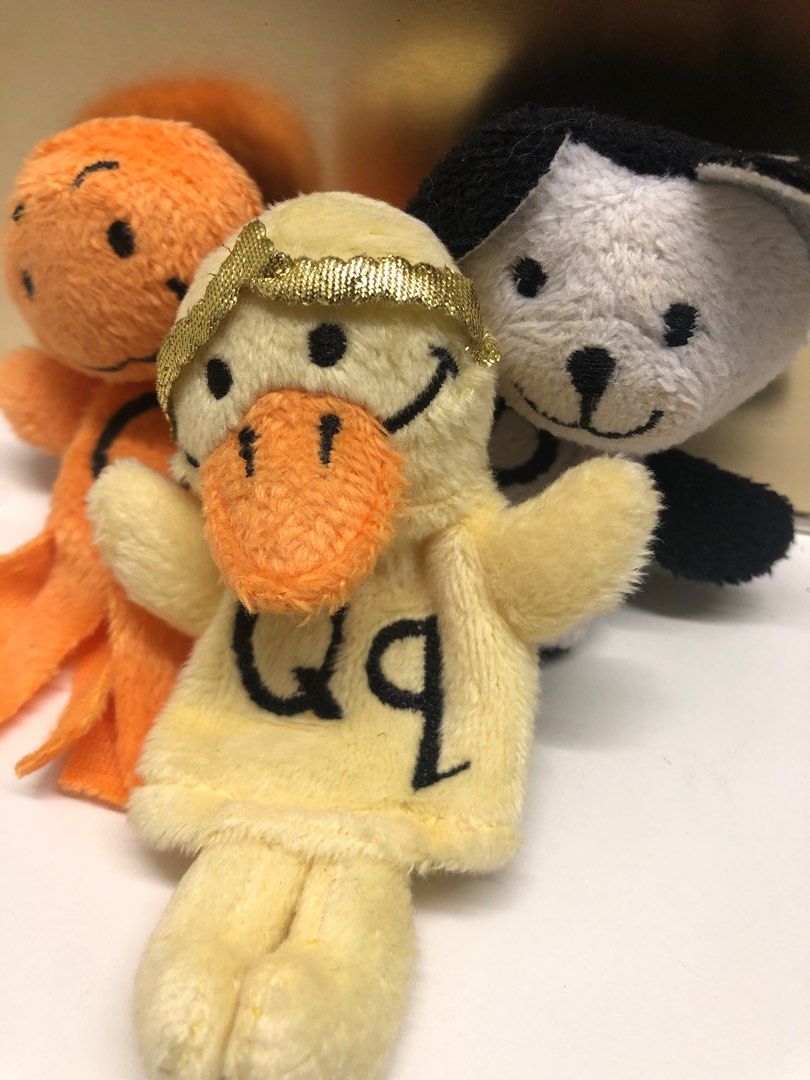 Alphabet Plush Toys - Various Characters - finger puppets, Hobbies ...