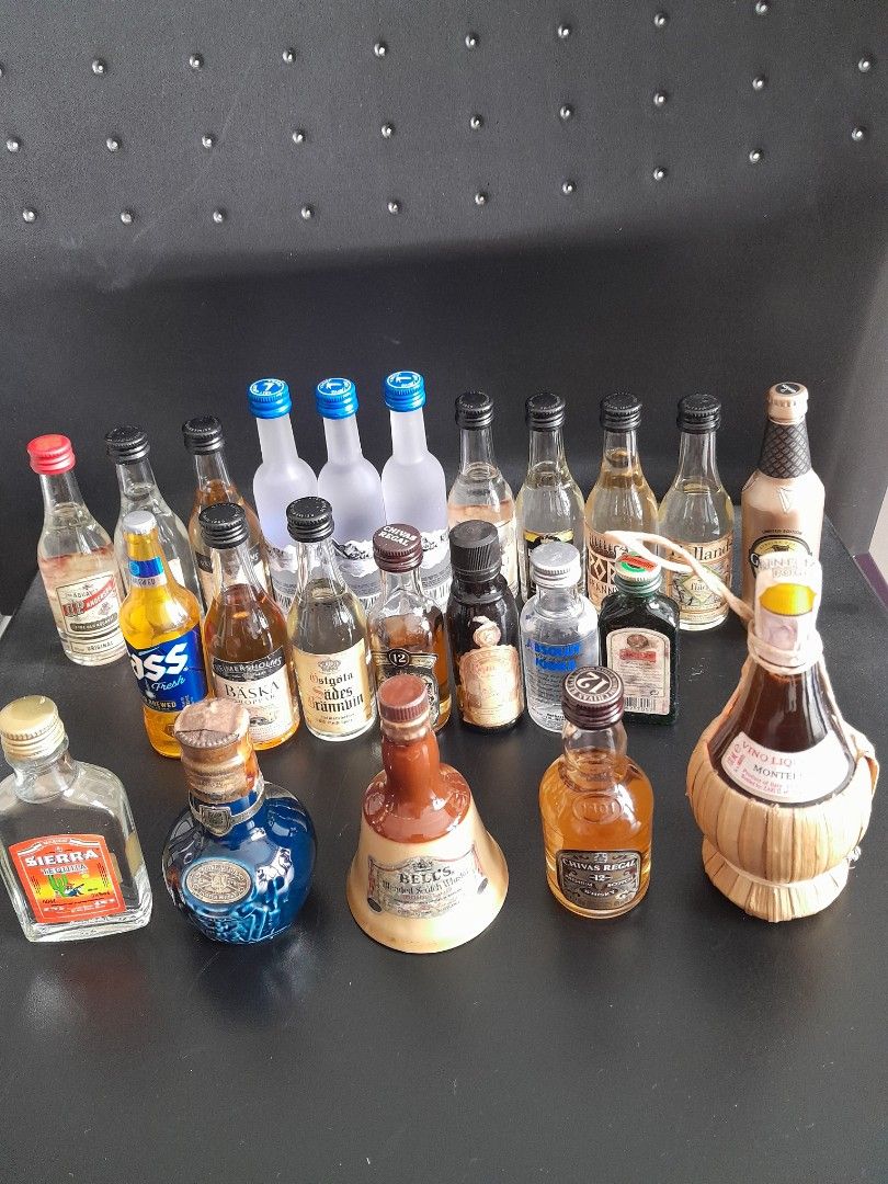 Assorted Miniature Liquor Bottles - Collectible, Hobbies & Toys ...