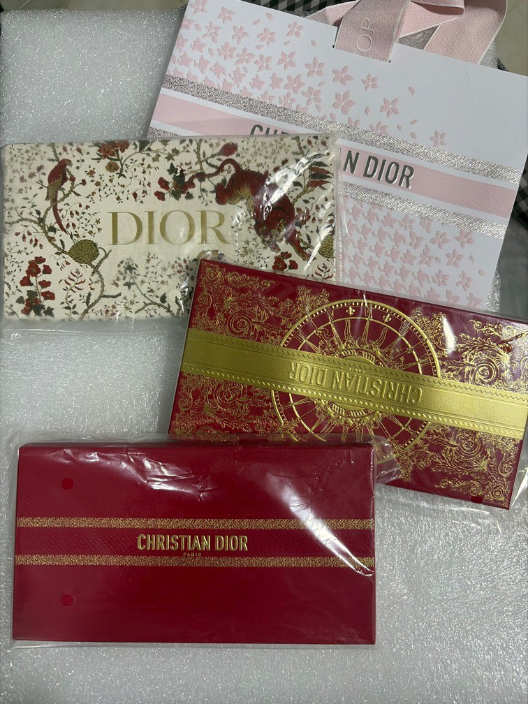 Authentic Dior Angpow red packet, Hobbies & Toys, Stationery & Craft ...