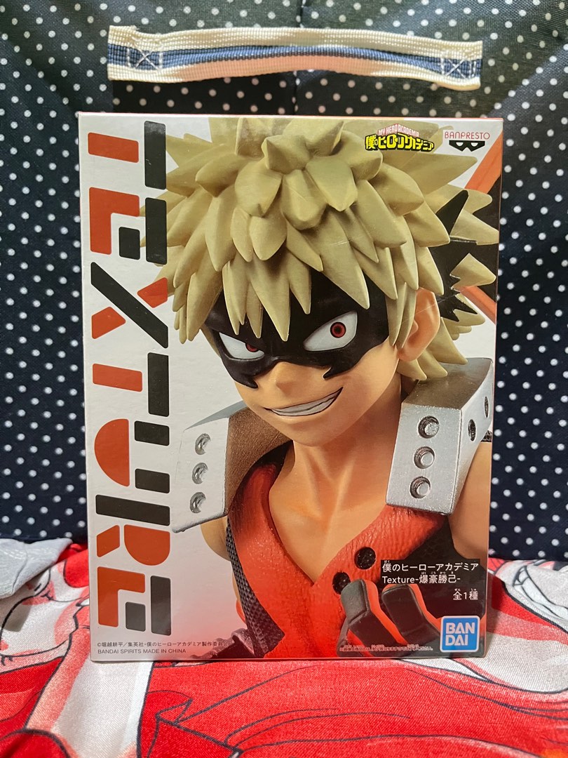 Banpresto My Hero Academia Texture Katsuki Bakugo Figure Bakugou BNHA ...
