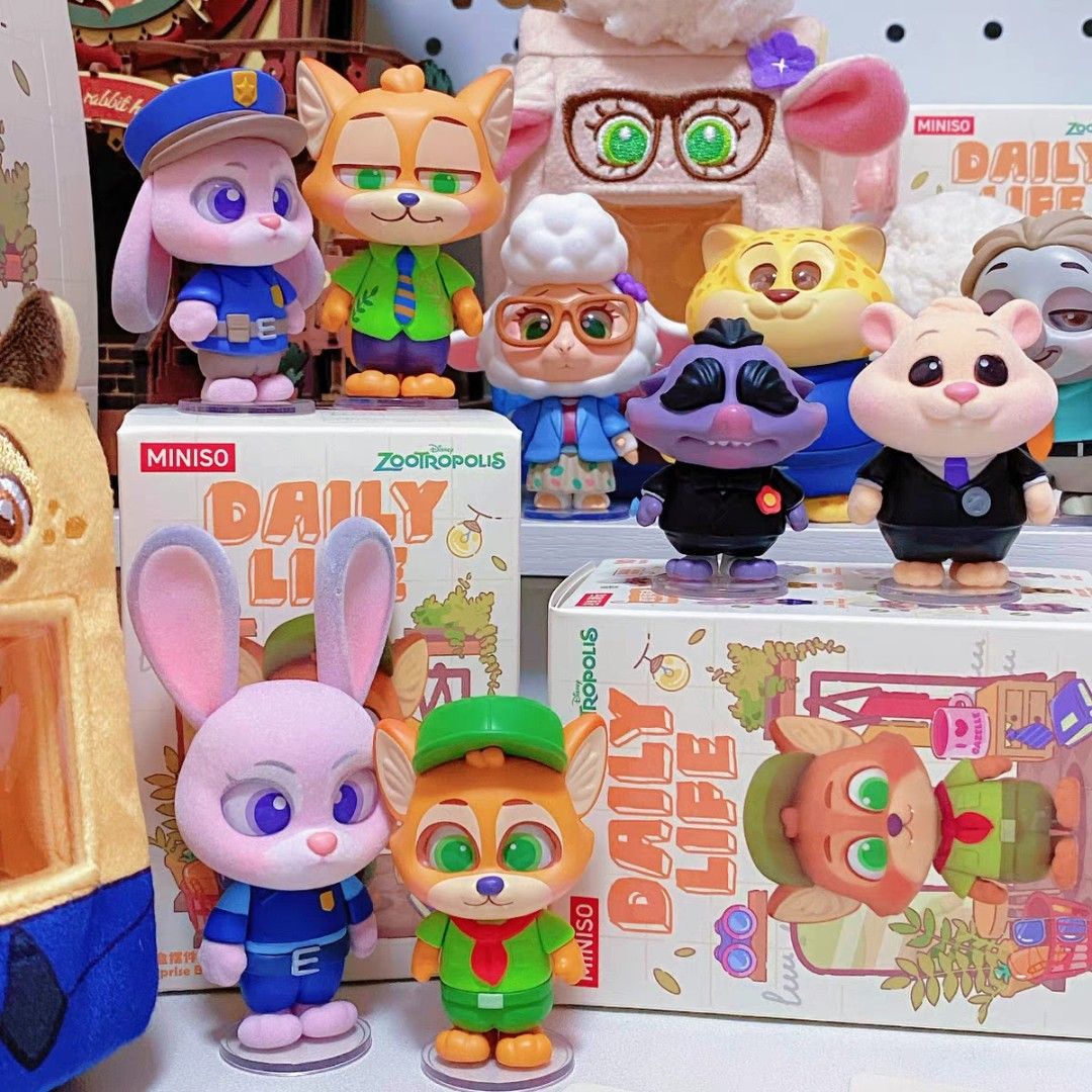 [BRAND NEW! MINISO X DISNEY] ZOOTOPIA ZOOTROPOLIS DAILY LIFE SERIES ...