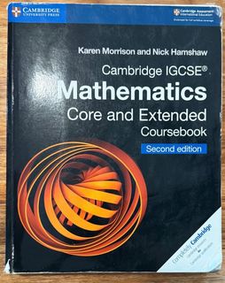 Cambridge IGCSE Mathematics Core and Extended Workbook, Hobbies & Toys, Books & Magazines ...
