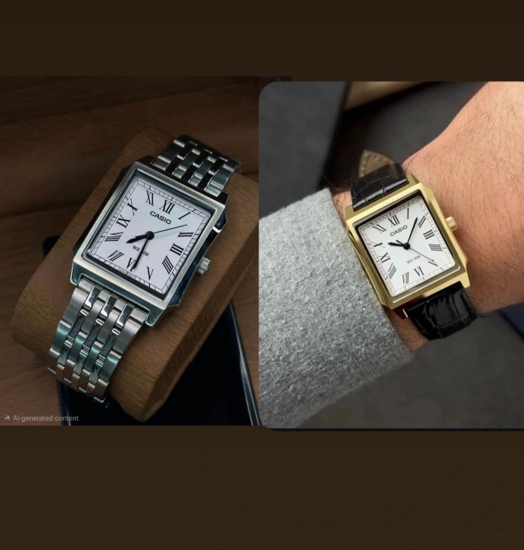 Casio Tank Watch Men Size MTP-B190 / MTP B190 / MTP-B190D, Men's ...