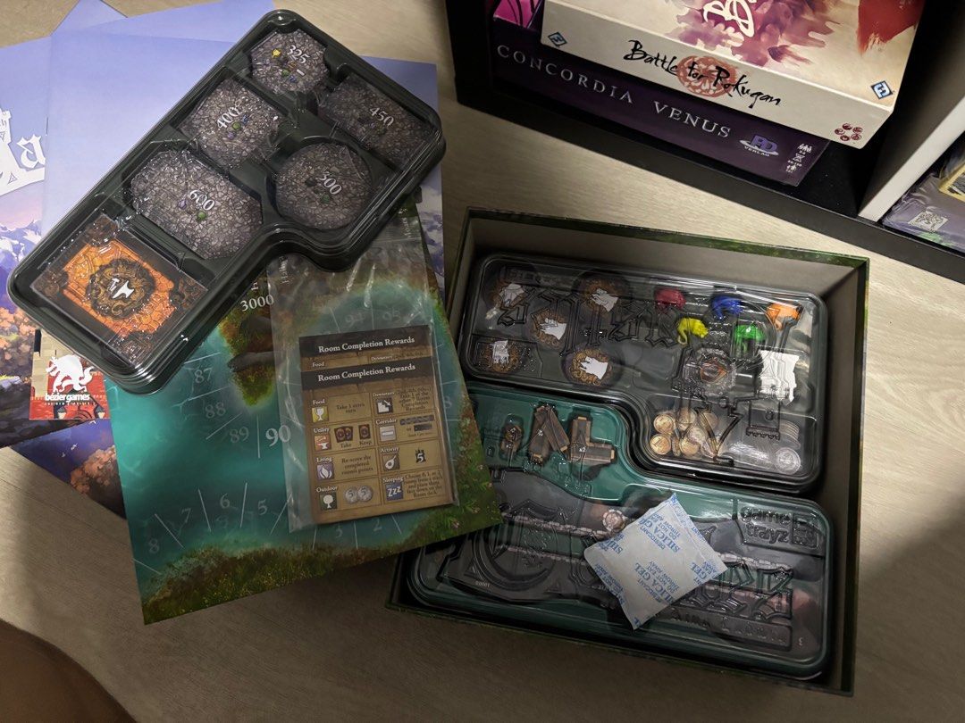 Castles of Mad King Ludwig Board Game with Secrets Expansion, Hobbies ...