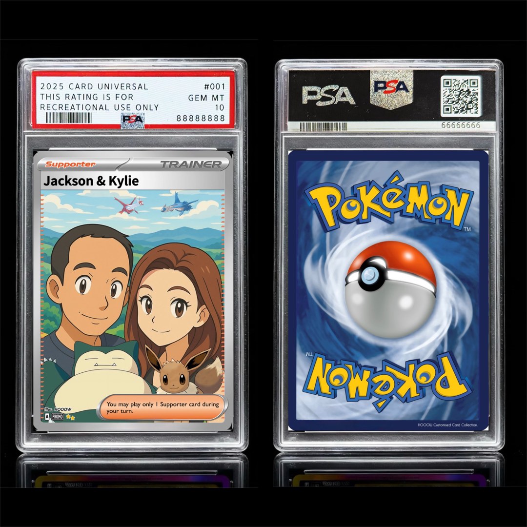 Custom Pokemon Trainer Card | Best Gift 2025, Hobbies & Toys, Toys ...