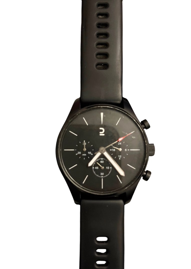 Decathlon Black Watch, Men's Fashion, Watches & Accessories, Watches on ...