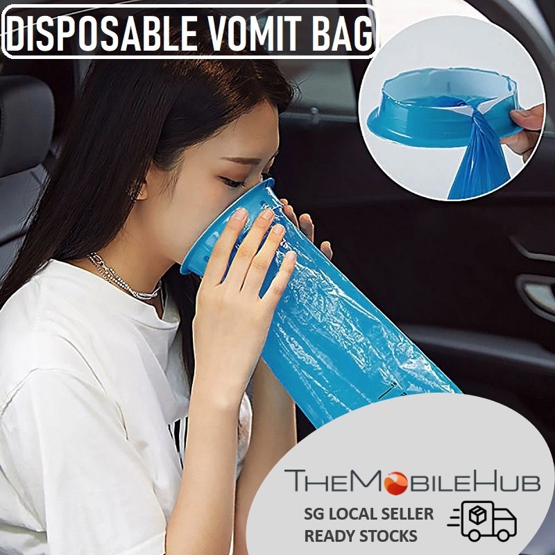 Disposable Vomit Bag Vomitting Nausea Motion Sickness Car Sickness ...