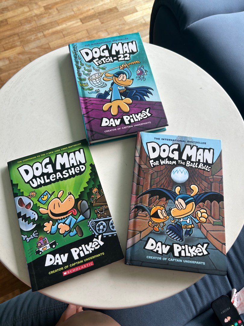 Dog Man Book Set by Dav Pilkey, Hobbies & Toys, Books & Magazines ...