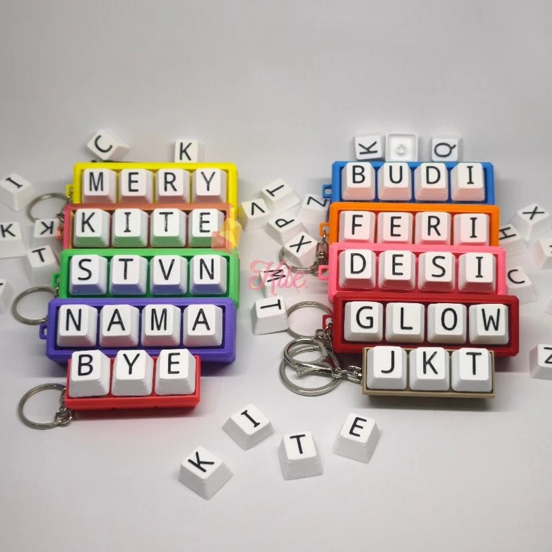 FIDGET FINGER KEYBOARD CHRISTMAS GIFT KEYRING KEYCHAIN BAG TAG NAME TAG ...