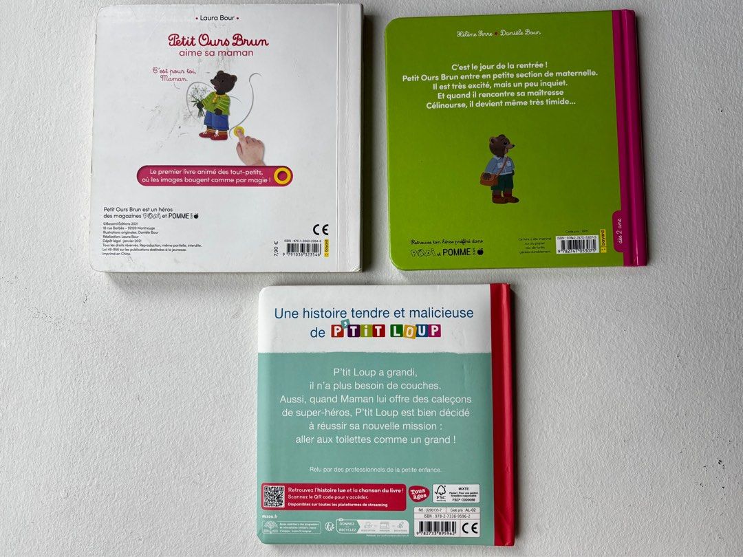 French Books - Petit Ours Brun & Ptit Loup livres en français, Hobbies ...