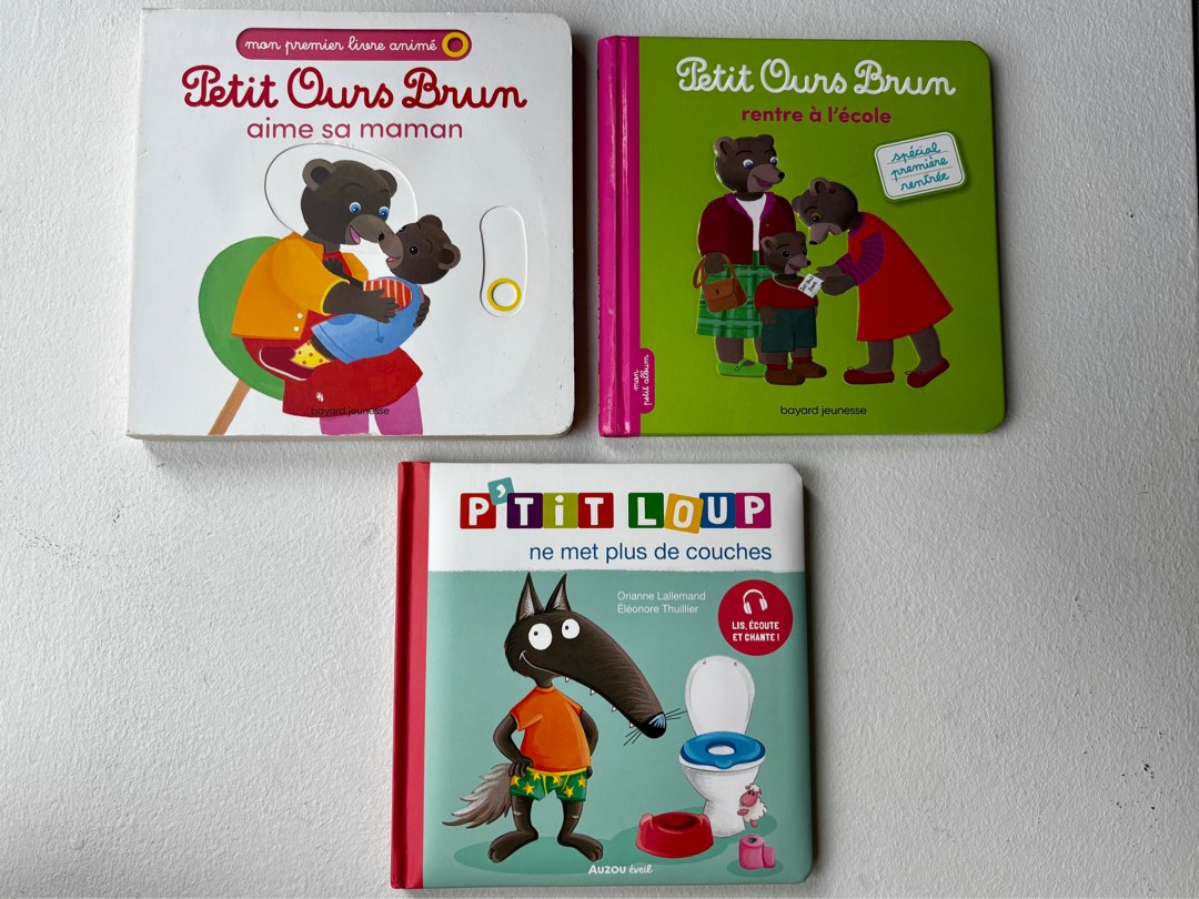 French Books - Petit Ours Brun & Ptit Loup livres en français, Hobbies ...