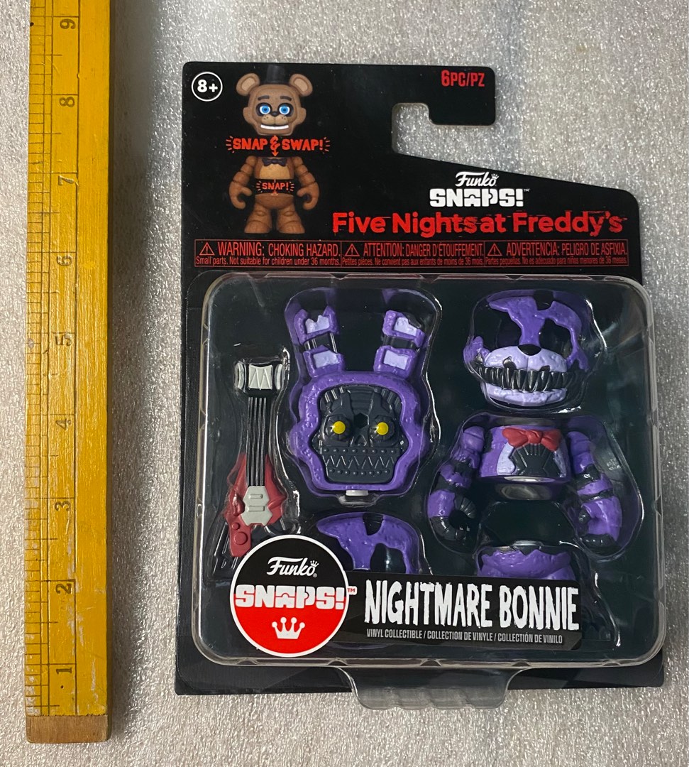 Funko Snaps! FNAF Five Nights at Freddy's - Nightmare Bonnie, Hobbies ...