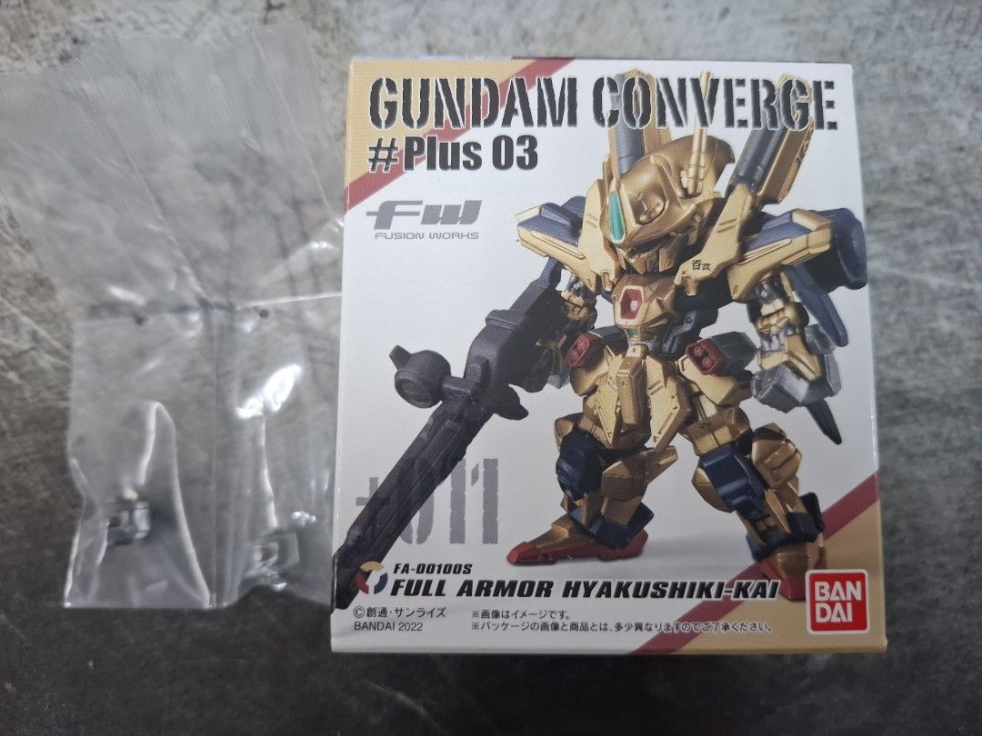 FW GUNDAM CONVERGE #Plus 03 No.+011 Full Armor Hyakushiki Kai with ...