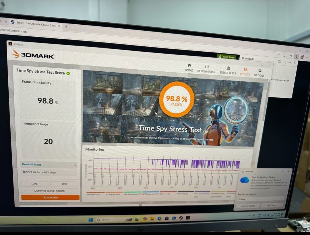 Gaming Desktop AMD Ryzen 5 5500 with RTX 4060 Gaming PC USED, Computers ...