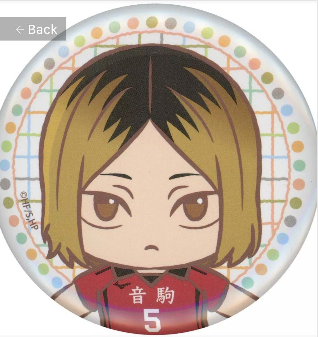 Haikyuu Kenma Badge, Hobbies & Toys, Memorabilia & Collectibles, Fan ...
