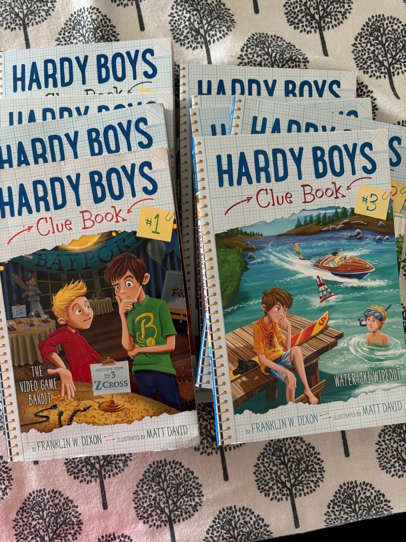 Hardy Boys Clue Book Series - Books 1-10 full set, Hobbies & Toys ...