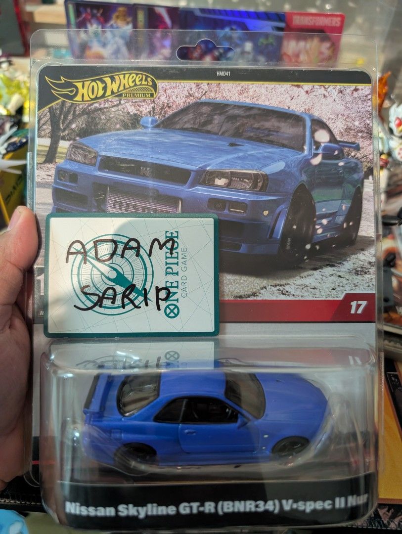 Hot Wheels Nissan Skyline GT-R (BNR34) V-spec II Nur, Hobbies & Toys ...