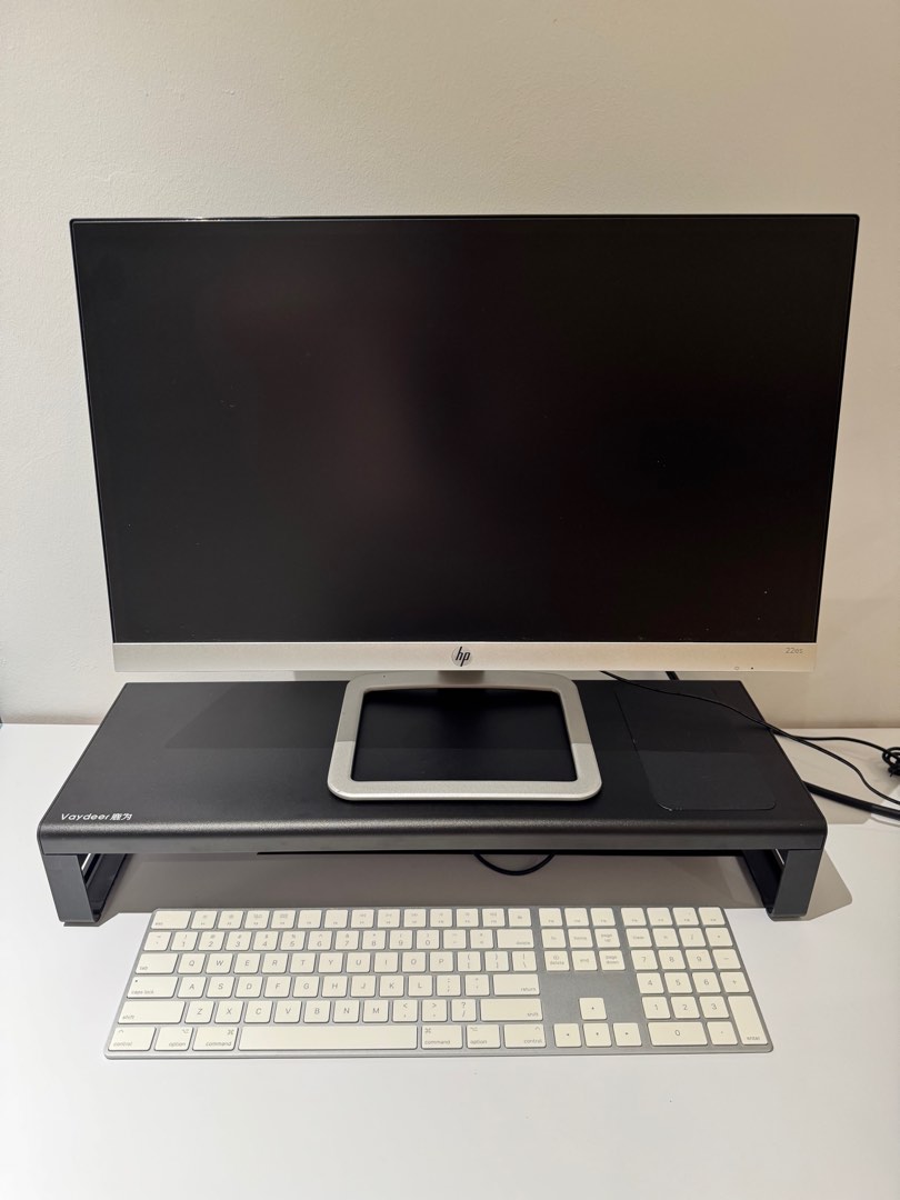 HP Monitor Stand for computer + Free Wireless Apple keyboard + Free ...