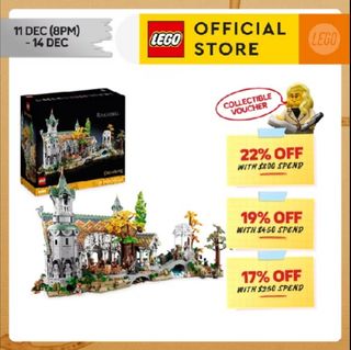 LEGO Icons 10316 The Lord Of The Rings: Rivendell™ Building Set Toys ...