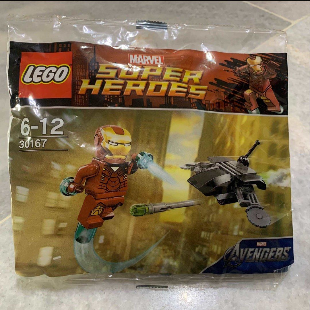 Lego Super Heroes Marvel Iron Man Vs. Fighting Drone, Polybag #30167 ...