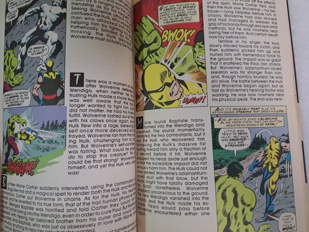 Marvel Comics: The Wolverine Saga, Books One & Two, Hobbies & Toys ...