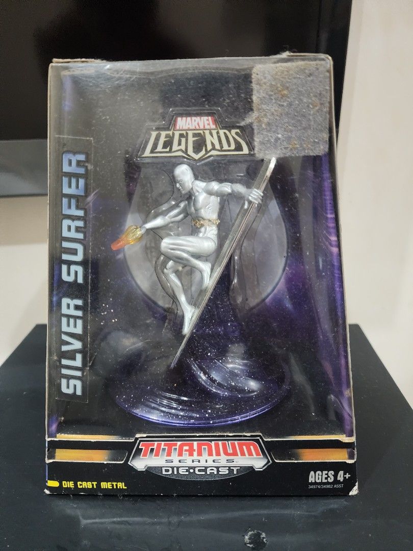 Marvel Legends Titanium Die-Cast Silver Surfer, Hobbies & Toys, Toys ...