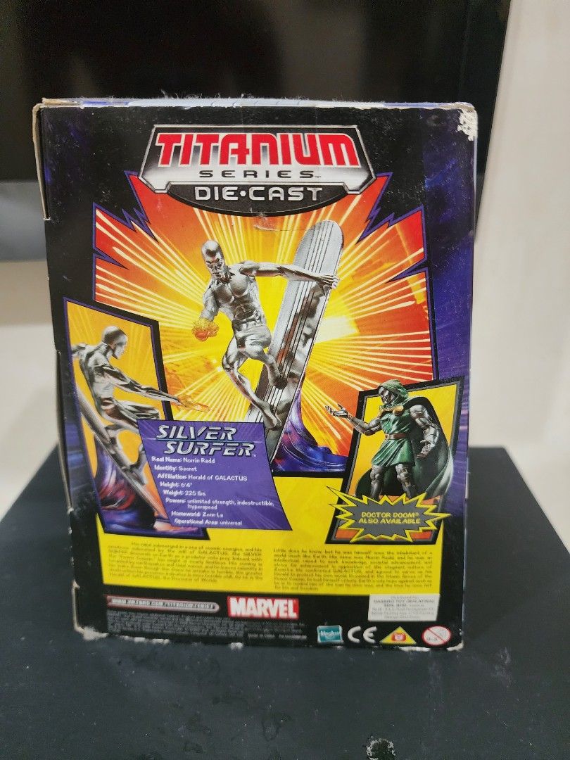 Marvel Legends Titanium Die-Cast Silver Surfer, Hobbies & Toys, Toys ...